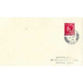 1936 King Edward VIII 1d Red, Plain FDC, King Edward Banff cds