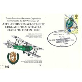 1980 50th Anniversary of Amy Johnson's Solo Flight England to Australia ...