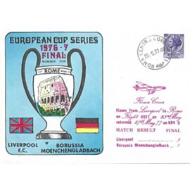 1977 European Cup Series 1976-77 Final Cover Liverpool FC V Borussia ...