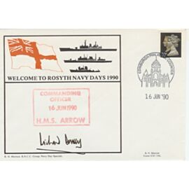 1990 Welcome to Rosyth Navy Days Cover Signed.