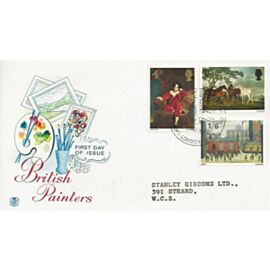 1967 Paintings, Stuart FDC, Art on Stamps Exhibition WC2 H/S.