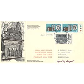 1966 Westminster Abbey, The Pilgrim's Folding Card, Nottingham FDI ...