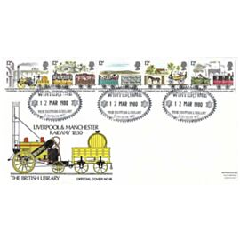 1980 Railway British Library Official FDC, Wintertime The British ...