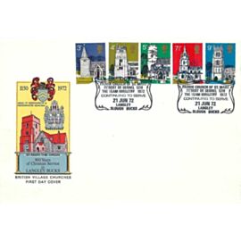 1972 Village Churches, St.Mary the Virgin FDC, Parish of St.Mary Robert ...