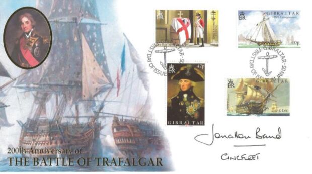 2005 Gibraltar, 200th Anniversary of the Battle of Trafalgar, signed by ...