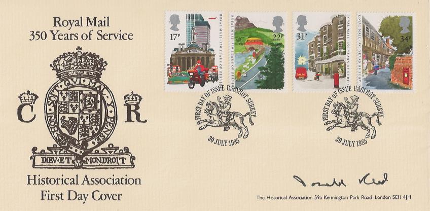 1976 Roses, Large Centenary of the Royal National Rose Society FDC, 8½p ...