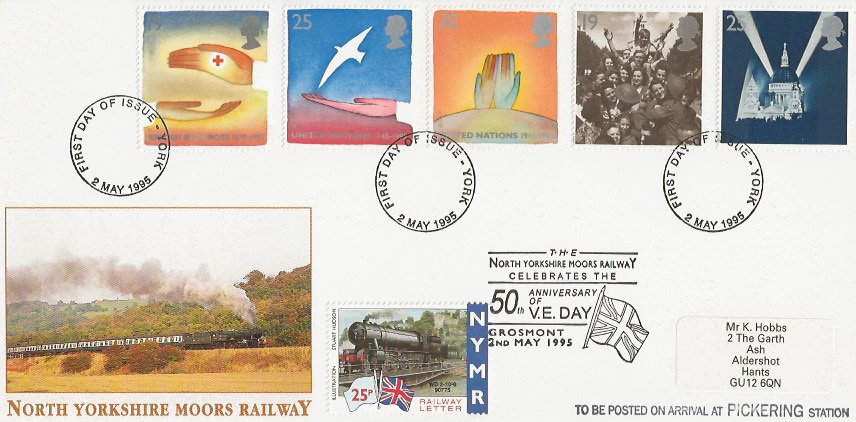 1957 Scout Jubilee Jamboree, Illustrated Handshake FDC, World Scout ...