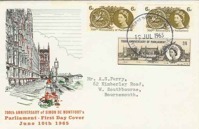 1980 London Landmarks, Famous People, North Herts. Stamp Club FDC ...