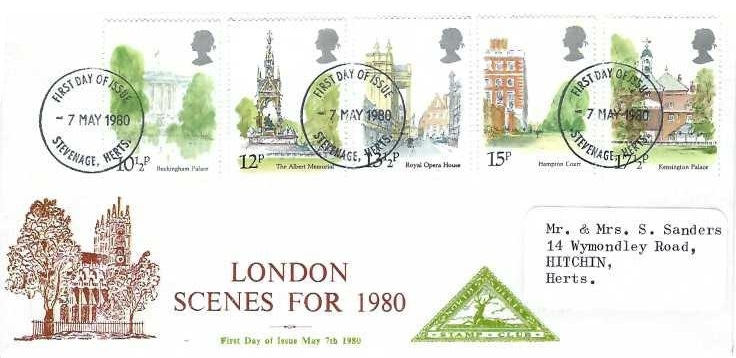 1992 Tennyson, Royal Waterlooville Letter Delivery Office FDC, 24p ...